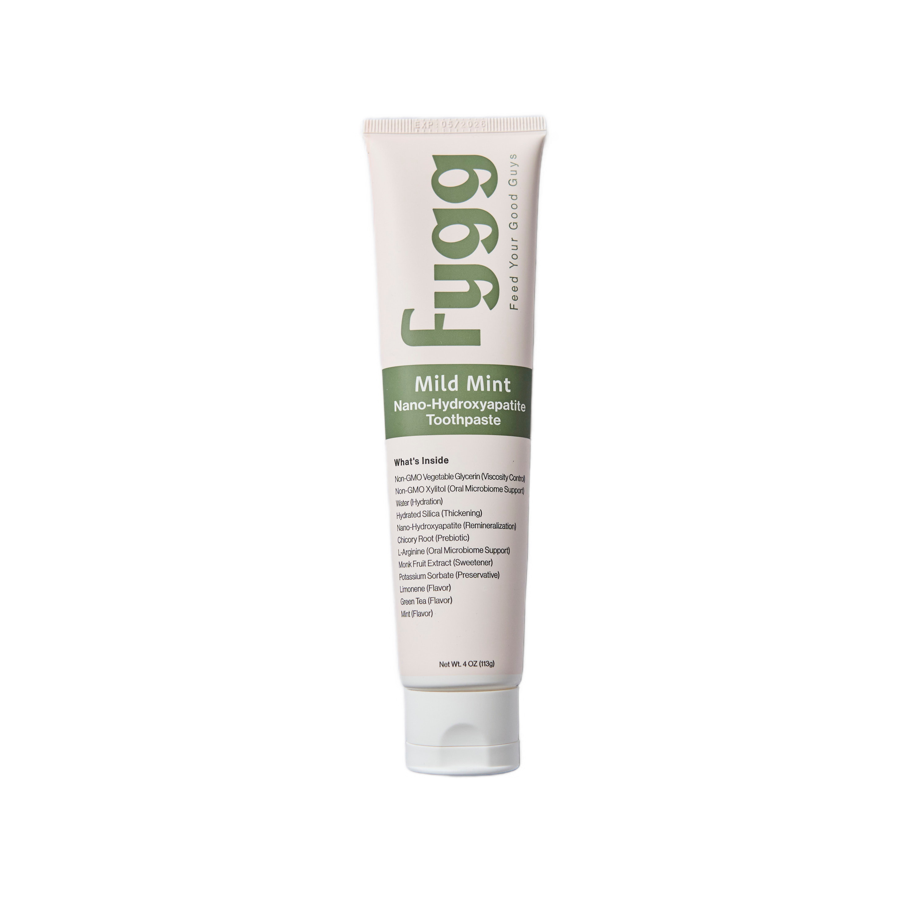 Nano-Hydroxyapatite Toothpaste with Prebiotics | Mild Mint - Fygg
