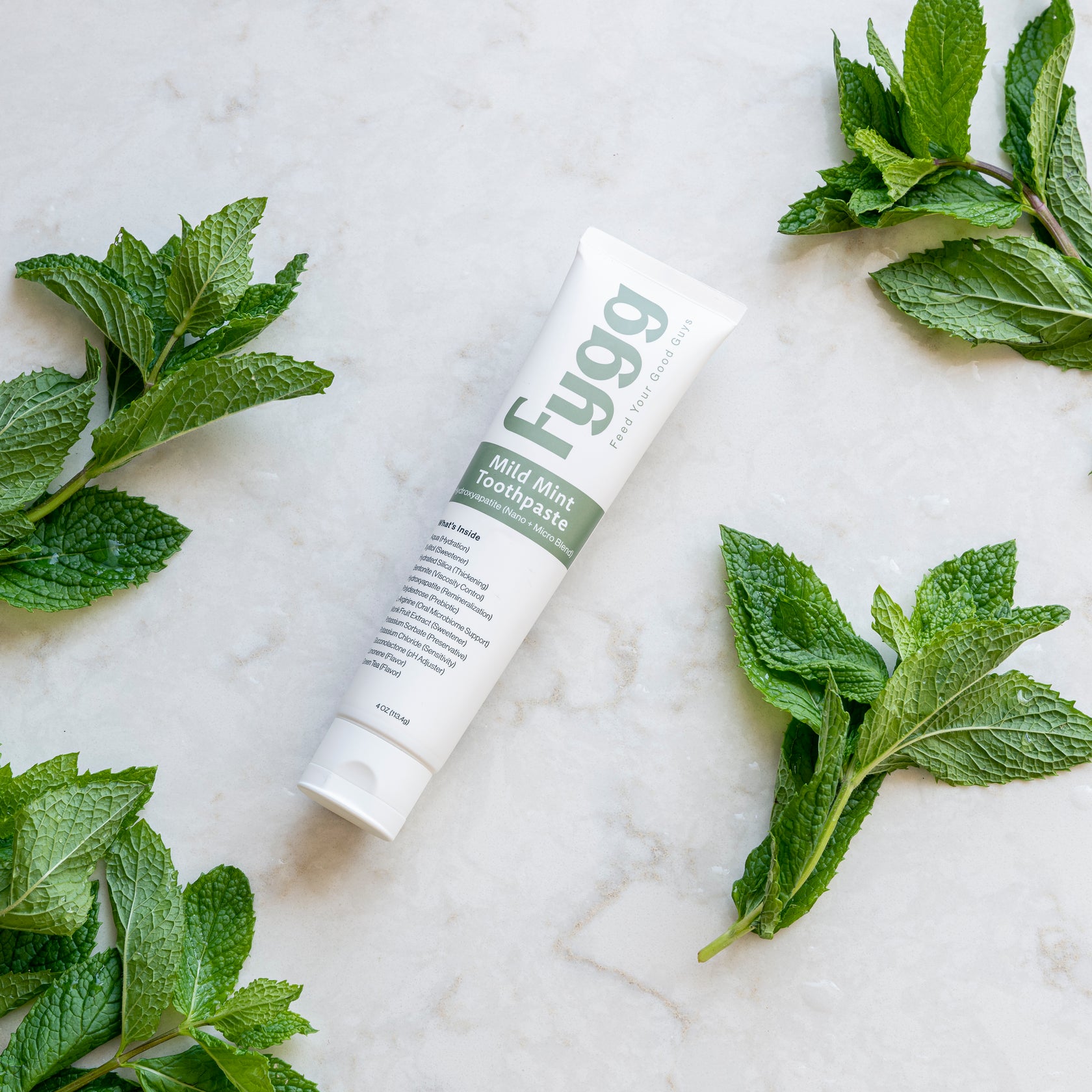 Nano-Hydroxyapatite Toothpaste with Prebiotics | Mild Mint - Fygg
