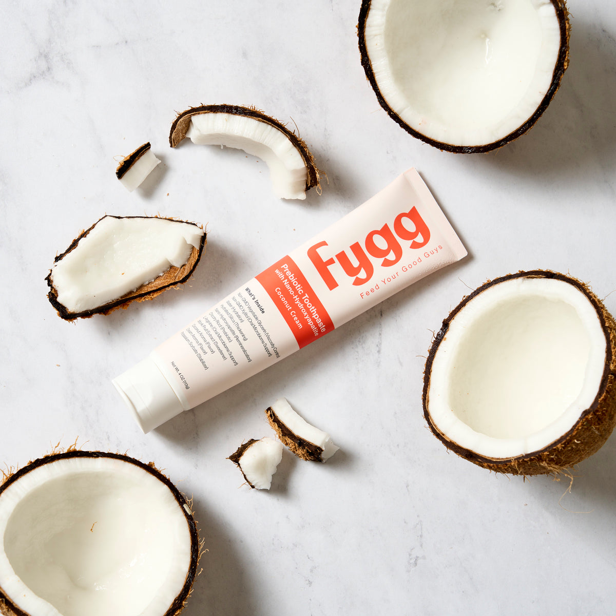 Nano-Hydroxyapatite Toothpaste with Prebiotics | Coconut Cream – Fygg