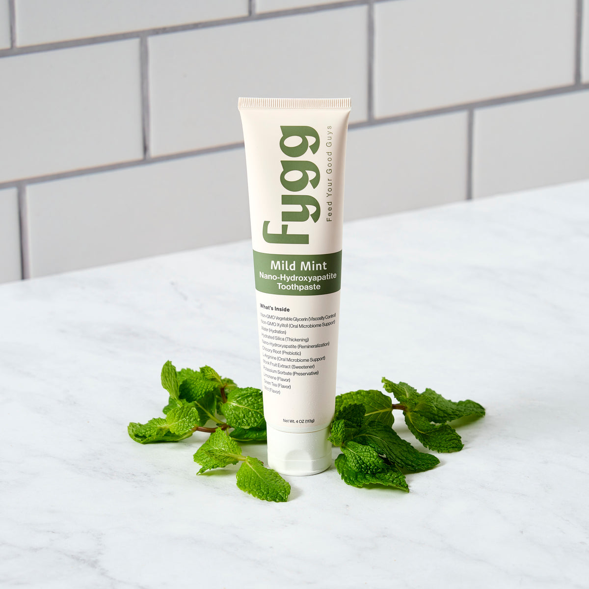 Nano-Hydroxyapatite Toothpaste with Prebiotics | Mild Mint – Fygg