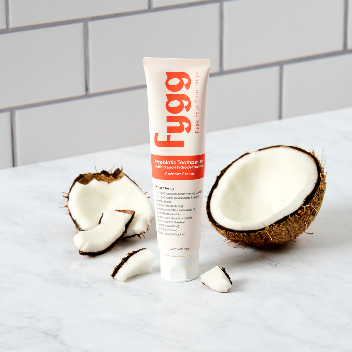 Nano-Hydroxyapatite Toothpaste with Prebiotics | Coconut Cream – Fygg